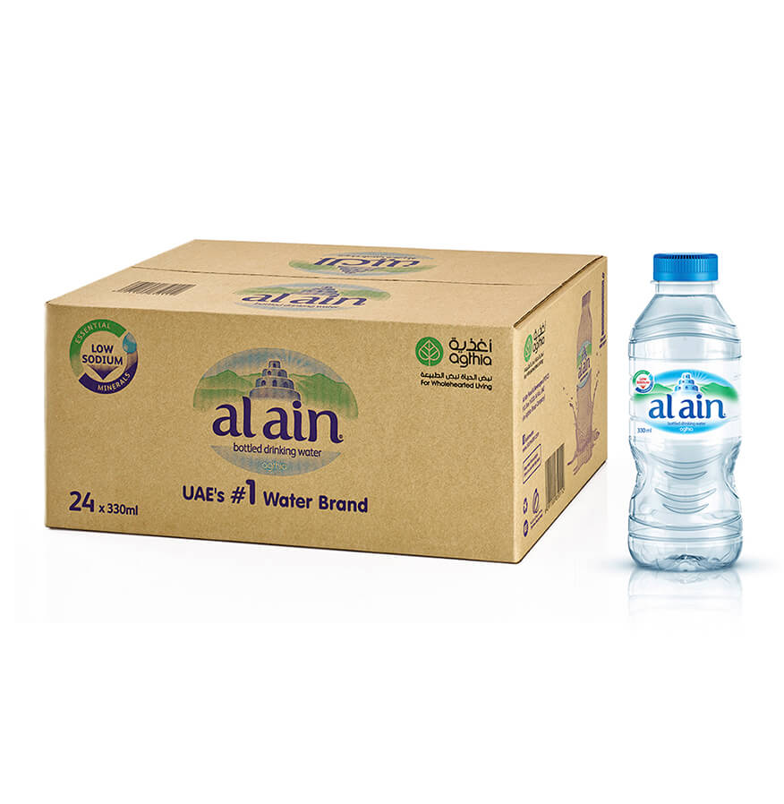 Al Ain Bottled Drinking Water 330ml – Pack of 24 – Al Ain Water