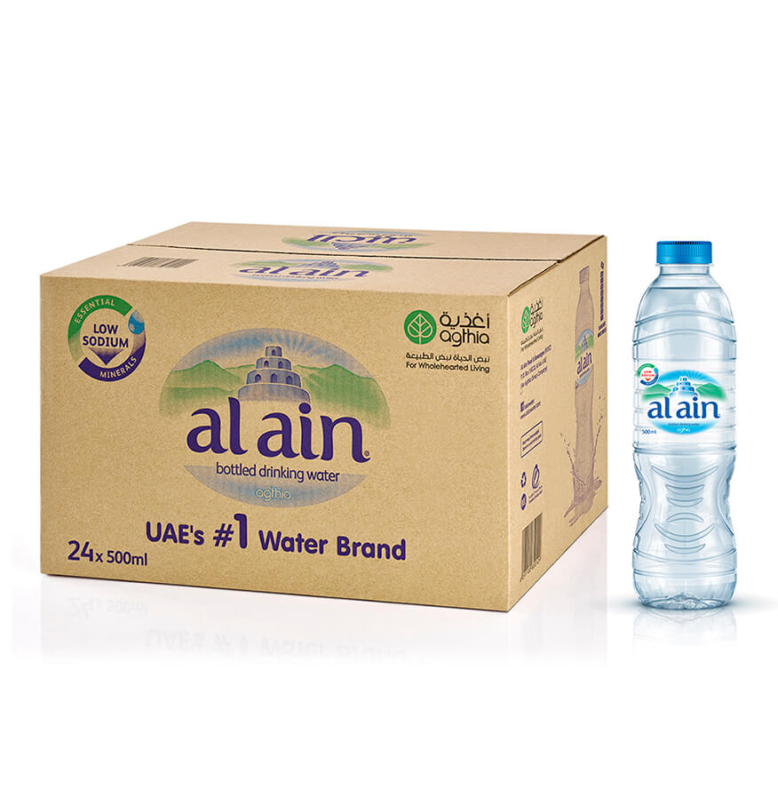 Al Ain Bottled Drinking Water 500ml – Pack of 24 – Al Ain Water
