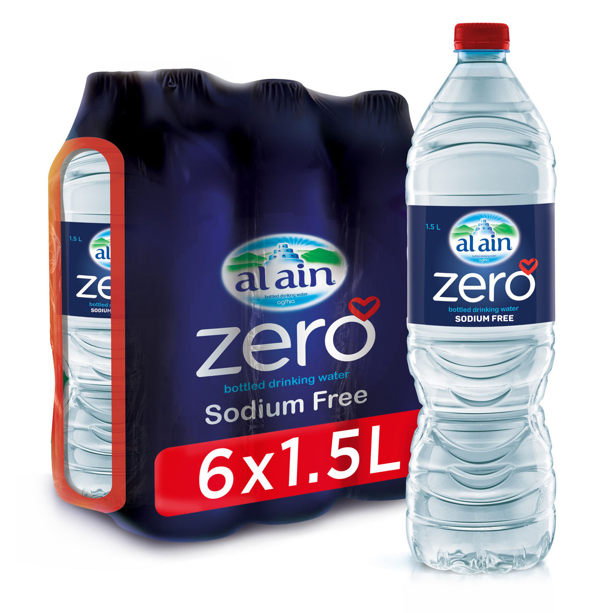 Al Ain Zero Bottled Drinking Water pH-Neutral Hydration 1.5L – Pack of ...