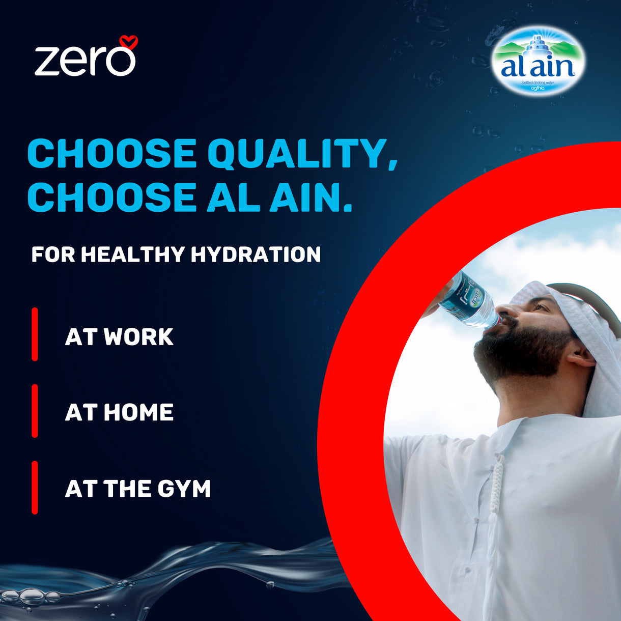Al Ain Zero Bottled Drinking Water pH-Neutral Hydration 1.5L – Pack of ...